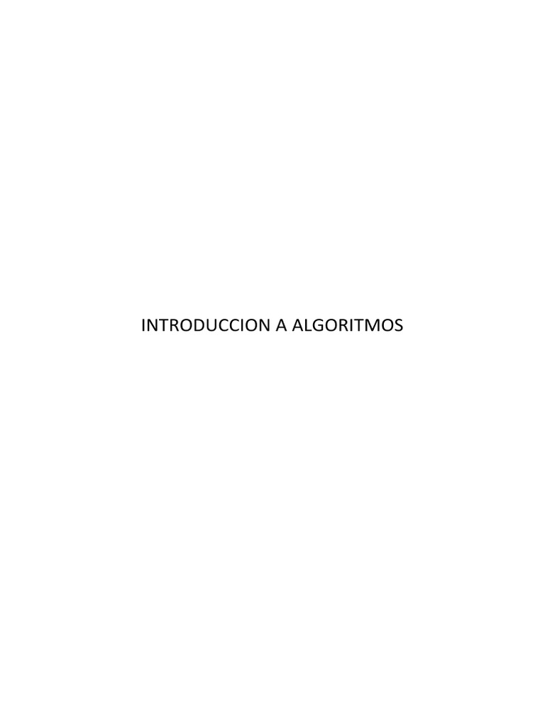 Introduccion Algoritmos Tercera Edicion | PDF