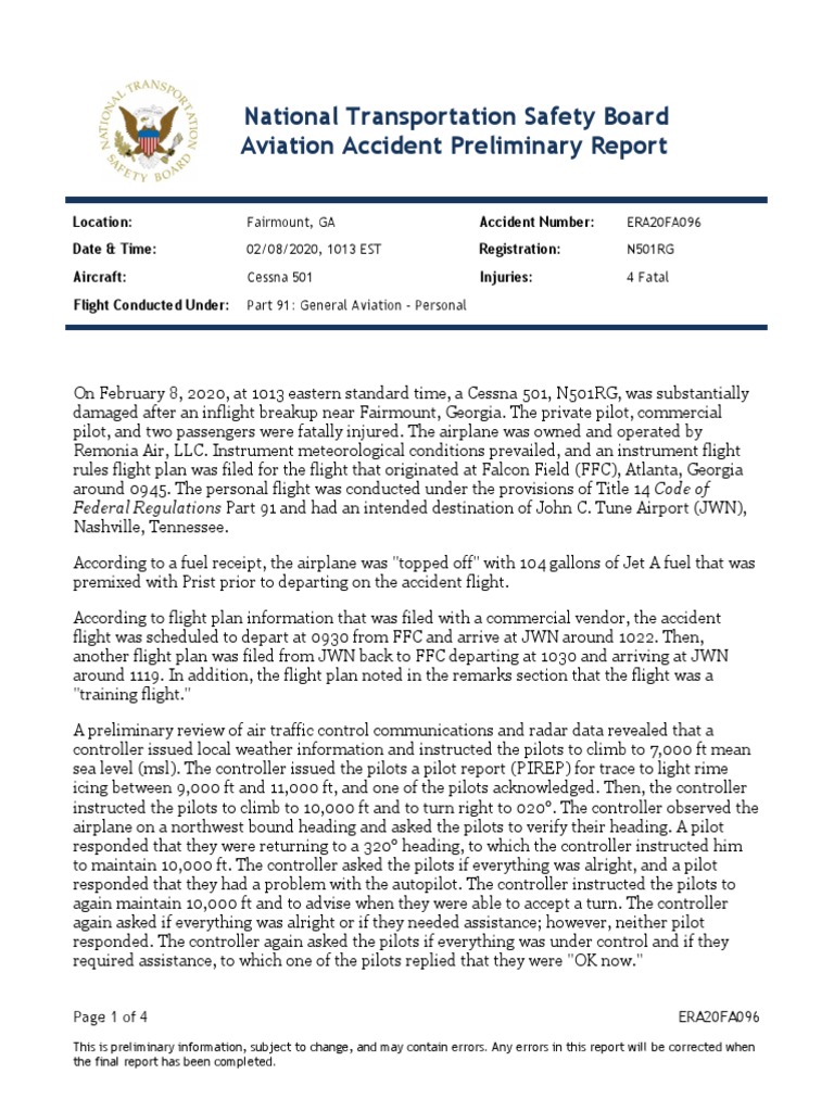 NTSB Report | PDF