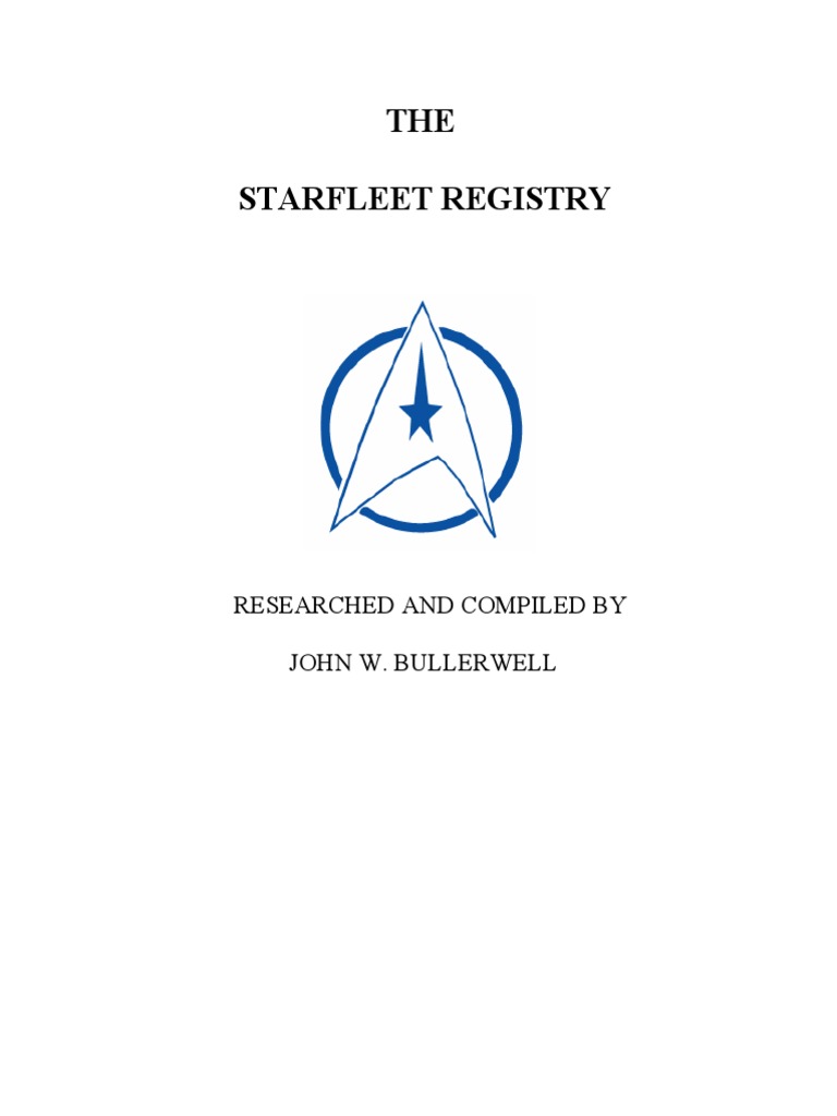 Starfleet Registry Numbers Compilation | PDF