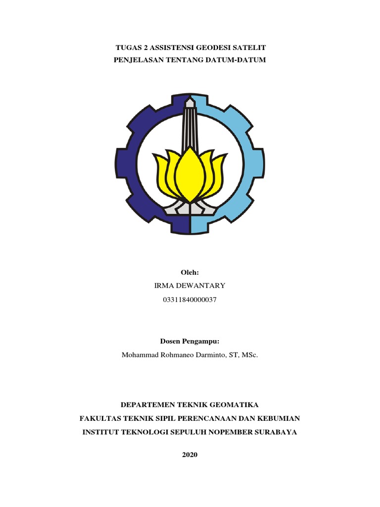 Penjelasan Datum Genuk dan Perkembangannya | PDF | Metode & Bahan Ajar ...