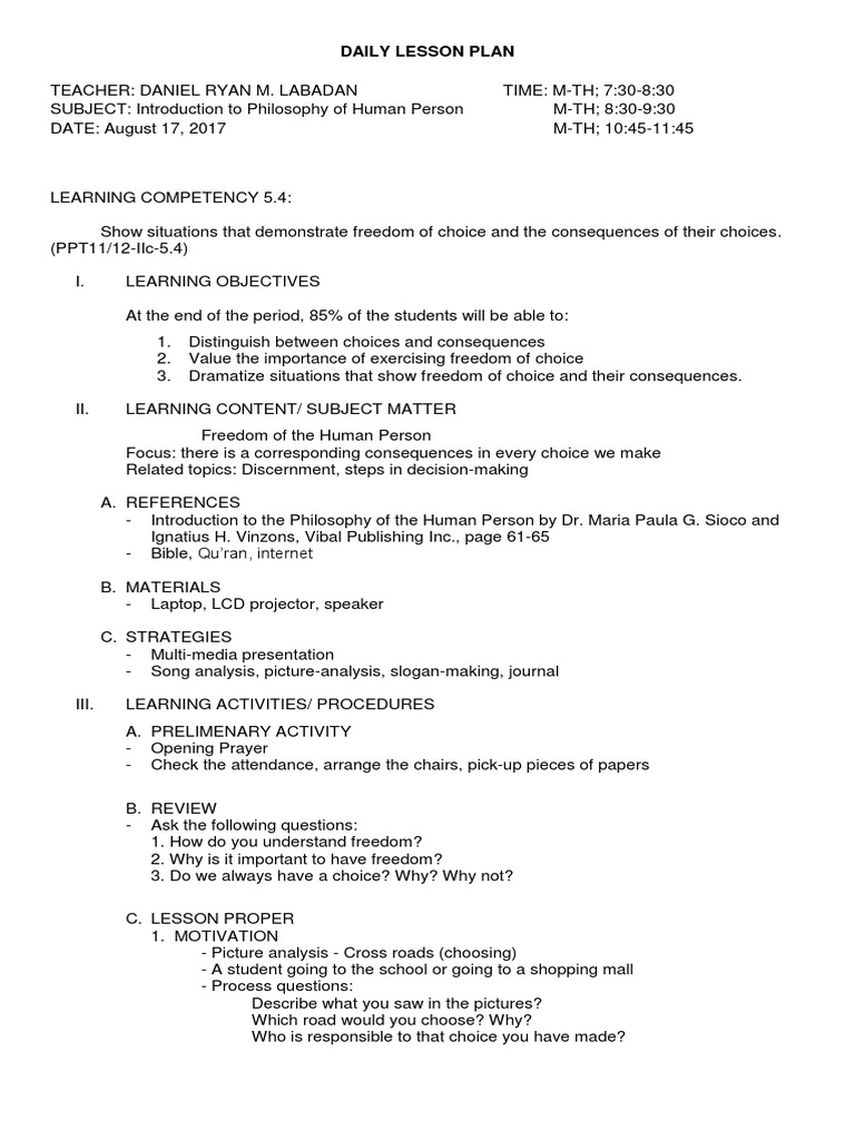 Philosophy: Choices & Consequences | PDF | Choice | Decision Making