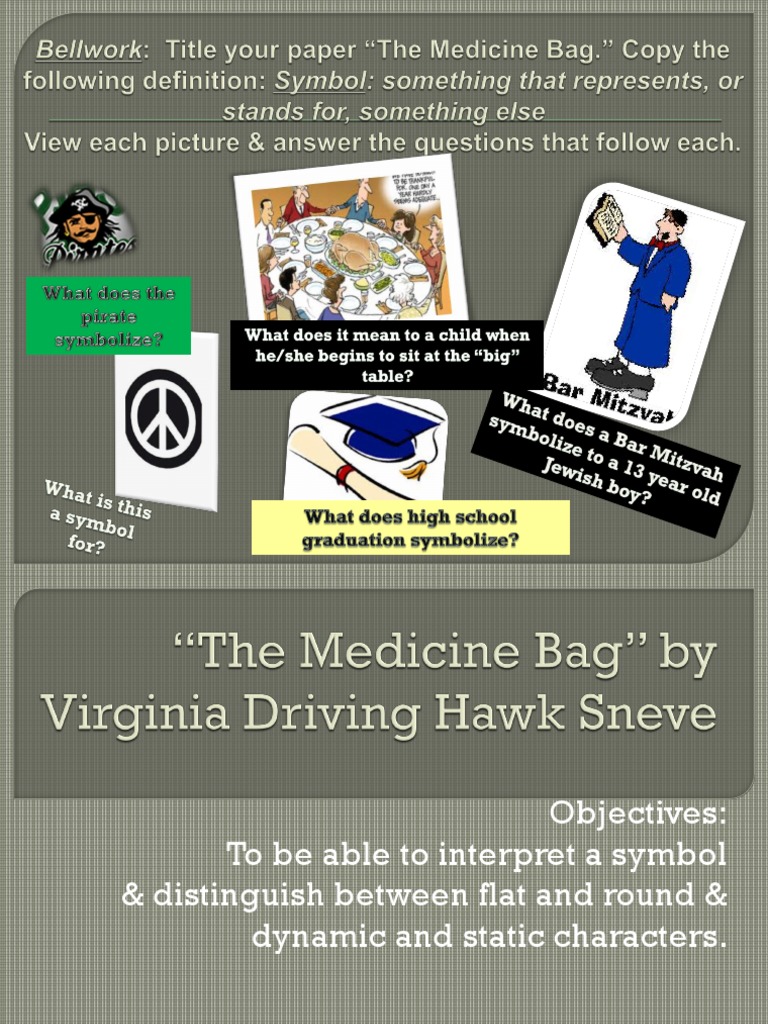The Medicine Bag Symbols and Types of Characters | PDF