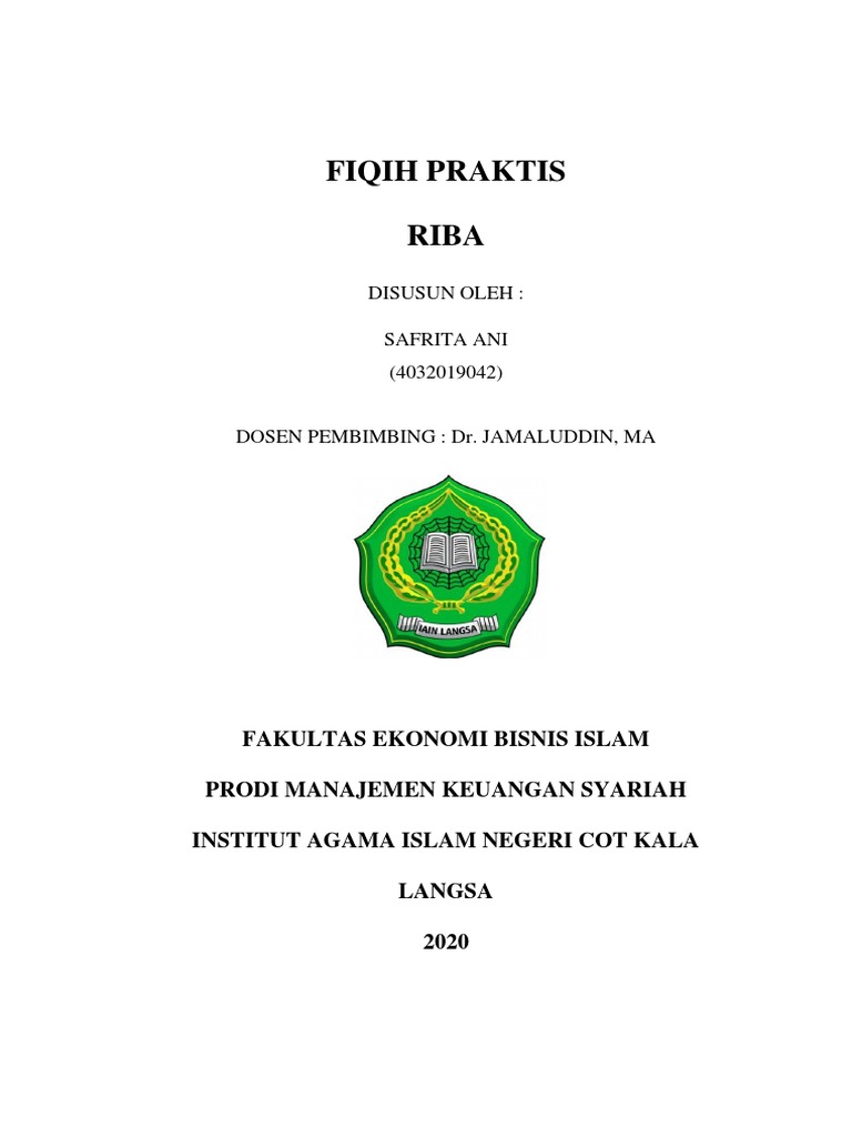 Makalah Riba | PDF