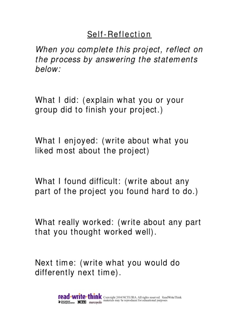 Writing Self Reflection