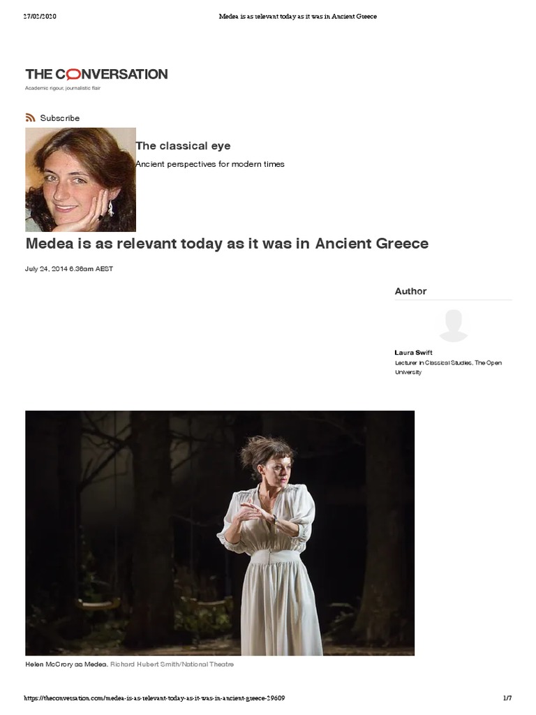 Medea's Modern Relevance Explored | PDF | Jason | Euripides