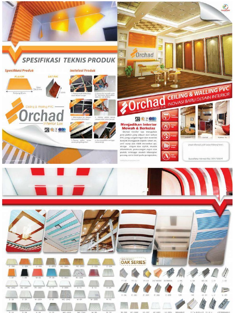 Brosur PLAFON PVC PDF | PDF