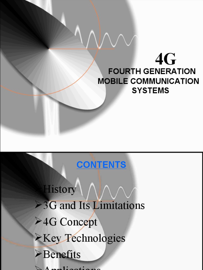 Fourth Generation Mobile Communication Systems | PDF | Radio Resource ...