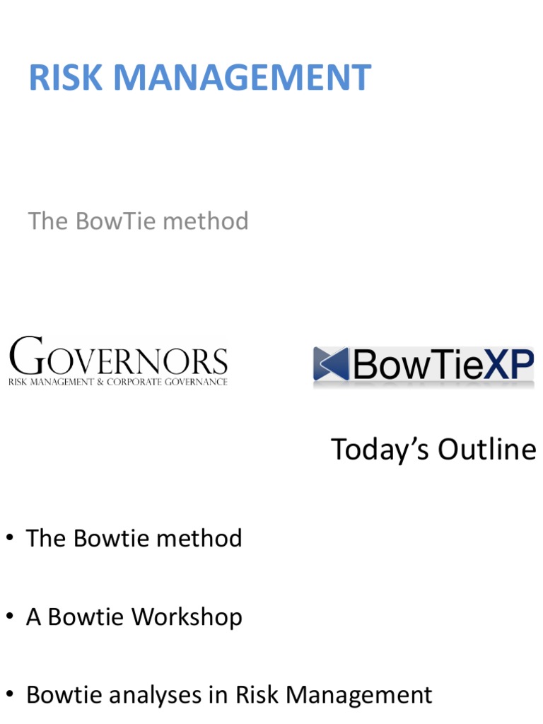 Bowtie Method | PDF | Risk Management | Risk