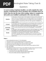 Chapter 26-27 Summary of TKAM | PDF | To Kill A Mockingbird