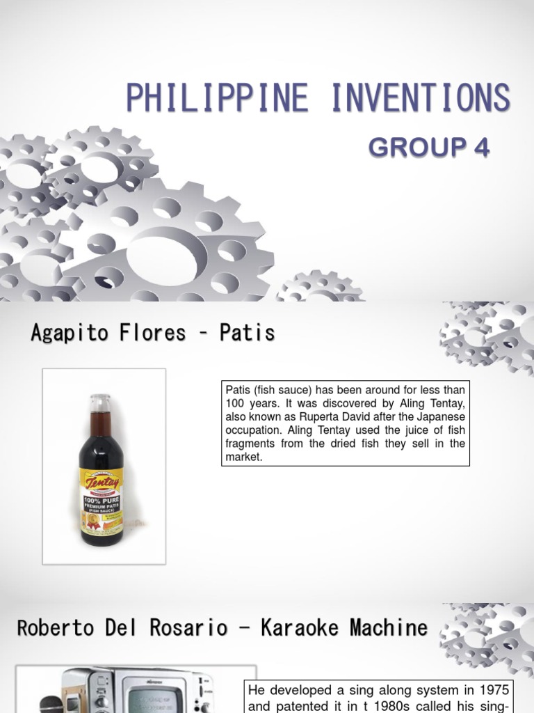 Ruperta David: Patis Inventor Biography | PDF | Science | Science And ...