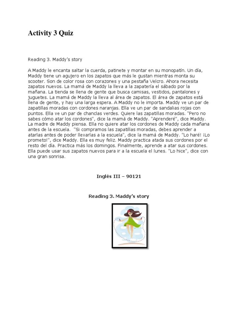 Activity 3 Reading 3 | PDF | Ropa | Bienes de consumo