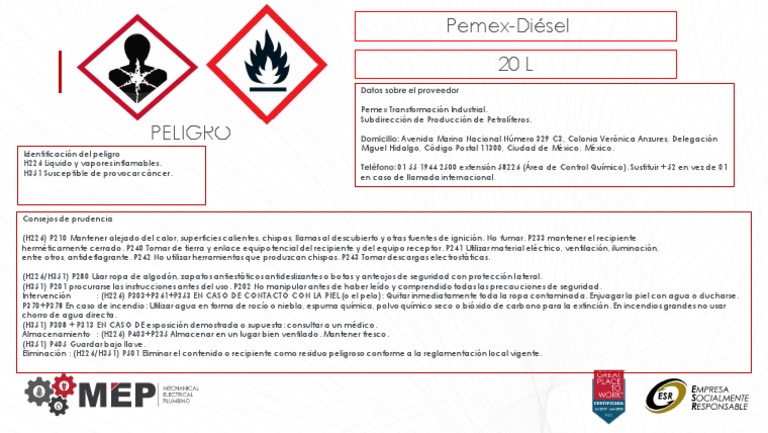 pictogramas DIESEL.pdf | Agua | Naturaleza