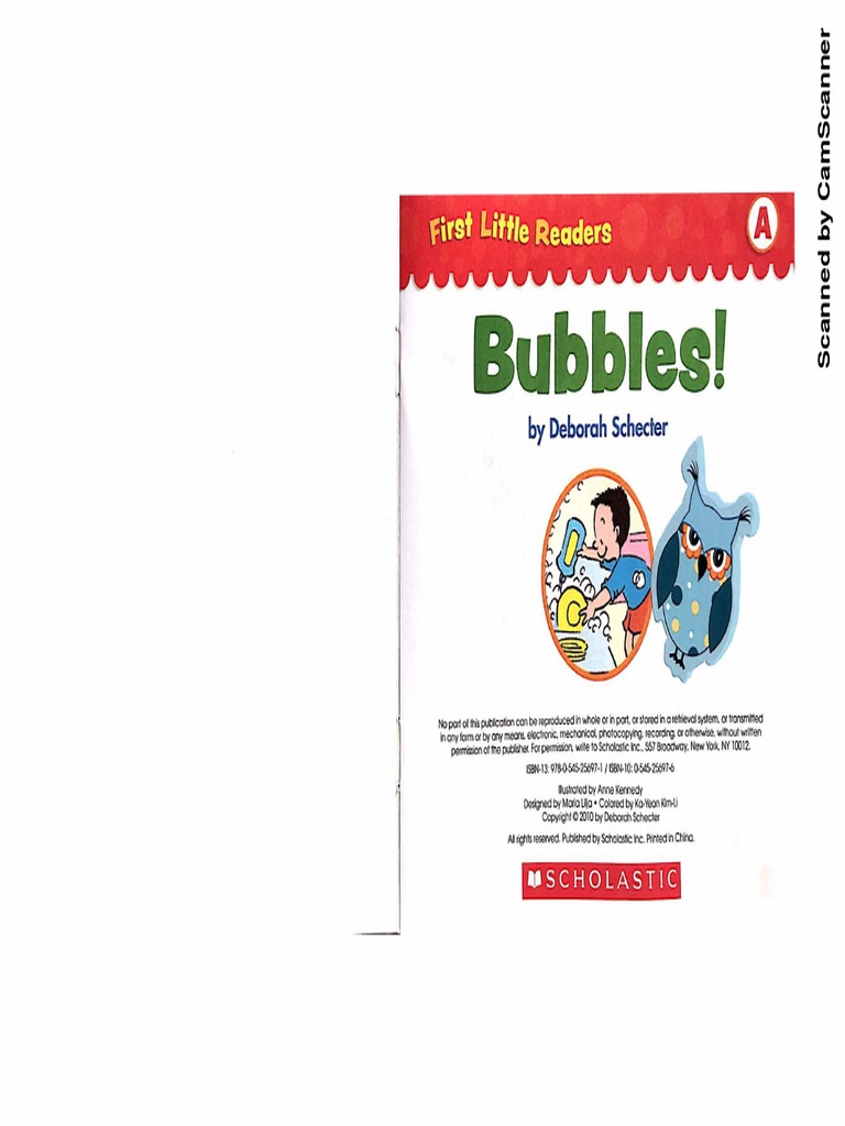 First Little Readers - A01 - Bubbles PDF | PDF | Intellectual Works ...