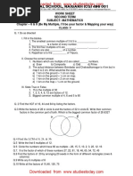Worksheet: Chapter-1 - Large Numbers | PDF