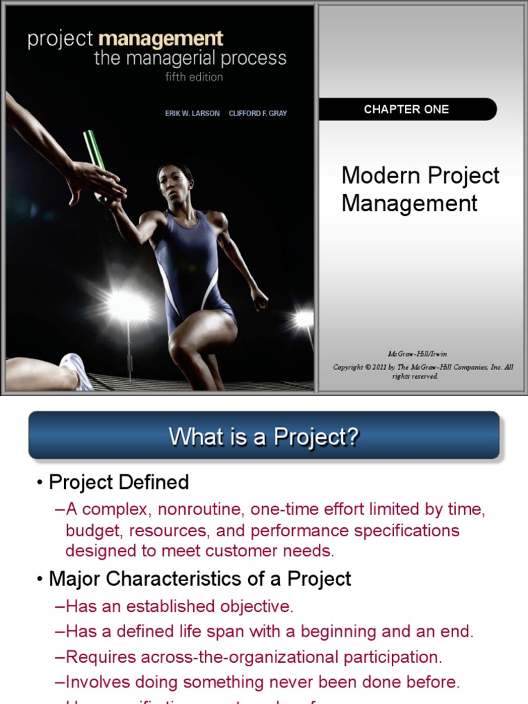 Chapter 1 Modern Project Management PDF | PDF | Project Management ...