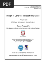 Mix Design For M35 Grade of Concrete | PDF | Concrete | Construction ...