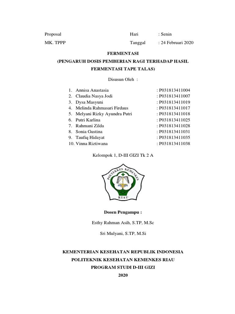 Proposal Tape Akhir Fix | PDF