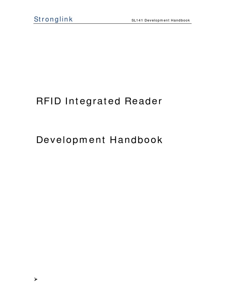 SL141 Development Handbook | PDF | Parameter (Computer Programming) | Subroutine