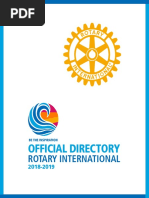Script For A Rotary Club Induction | PDF | Clubs And Societies