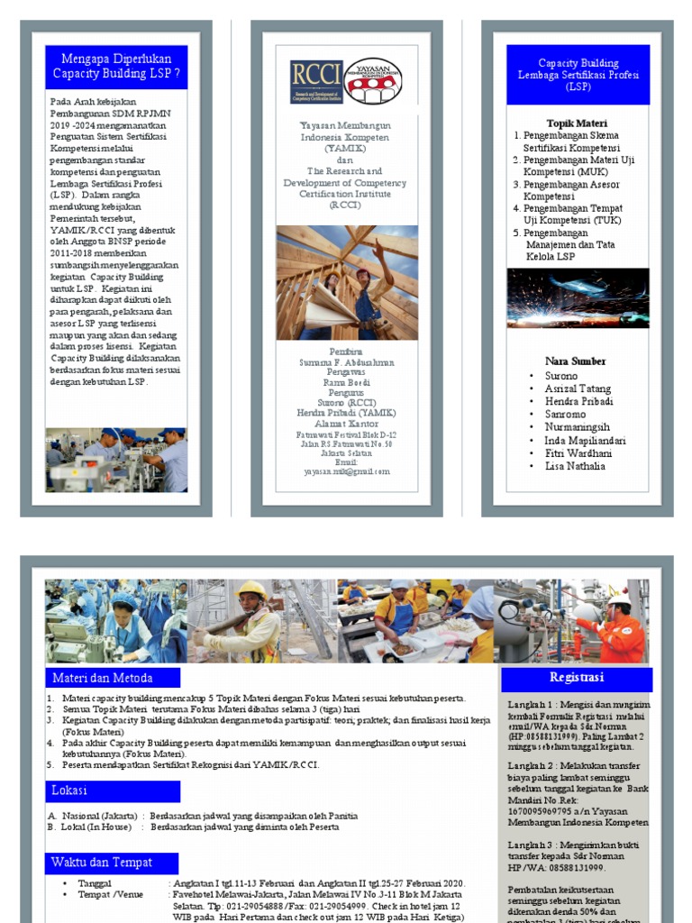 Leaflet Capacity Building LSP-1 | PDF