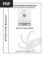 Metacentric Height Lab Report | PDF | Buoyancy | Physics