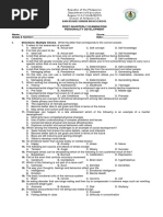 1st Quarterly Exam in Personal Development Sy 2019-2020 - Answer Key ...