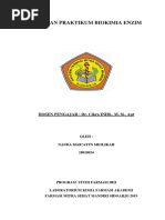 Aktivitas Enzim dalam Praktikum Biokimia | PDF