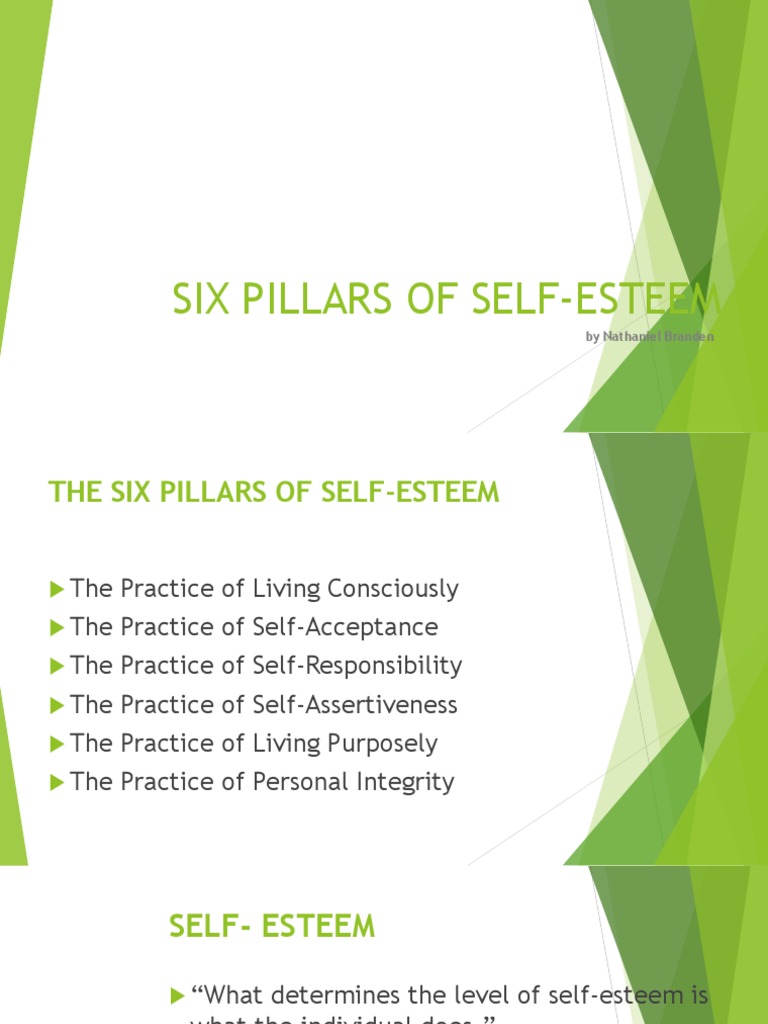 Six Pillars of Self-Esteem | PDF | Integrity | Pride