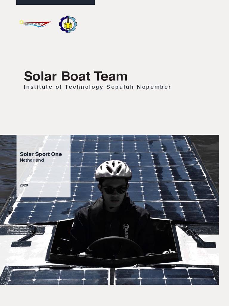 Sponsorship Proposal ITS Marine Solar Boat Team | PDF | Energy ...