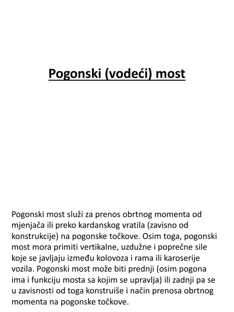 Pogonski Most | PDF