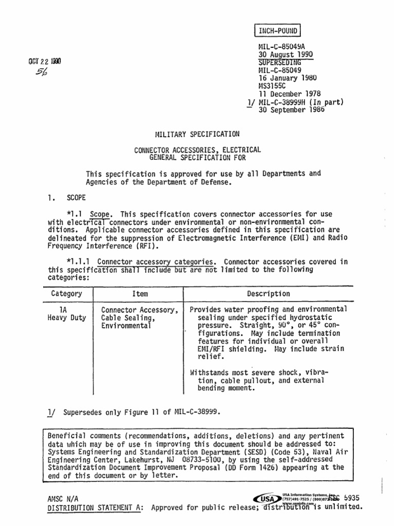 Mil C 85049 PDF | PDF