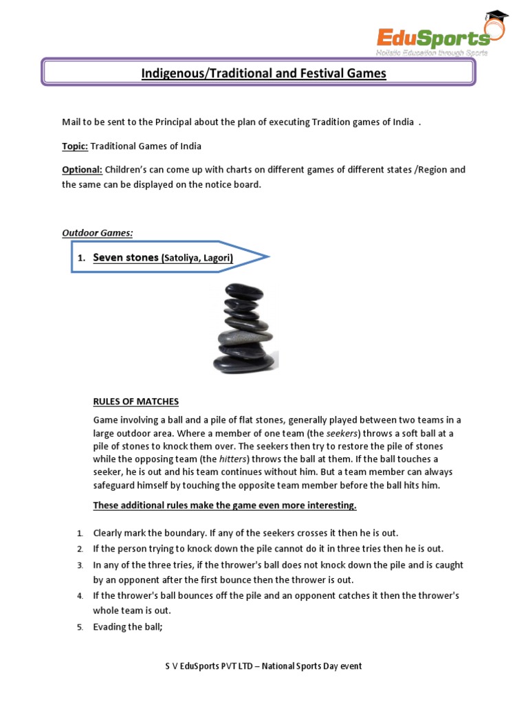 Indigenous Games - 2019 | PDF