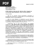 PT#2 Liham Pagrereklamo | PDF