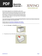SketchUP Excercise 1 PDF | PDF | Sketch Up | Window