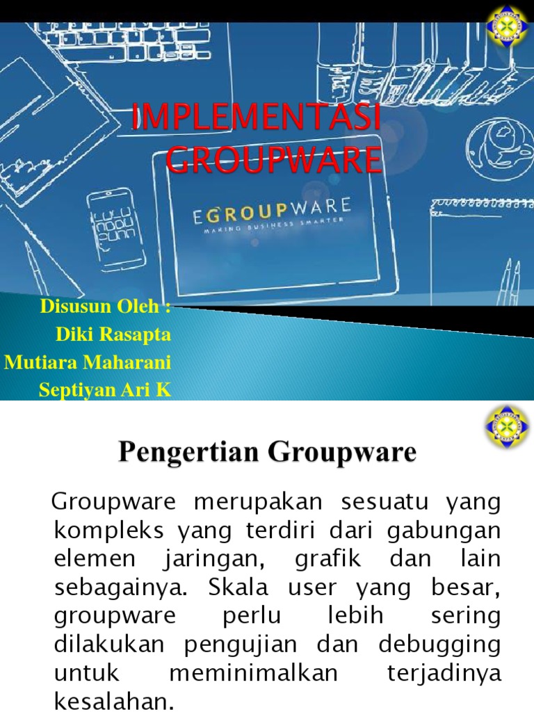 Power Point Implementasi Groupware | PDF