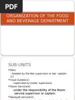 Food & Beverage Pre-Opening Checklist | PDF | Menu | Bar