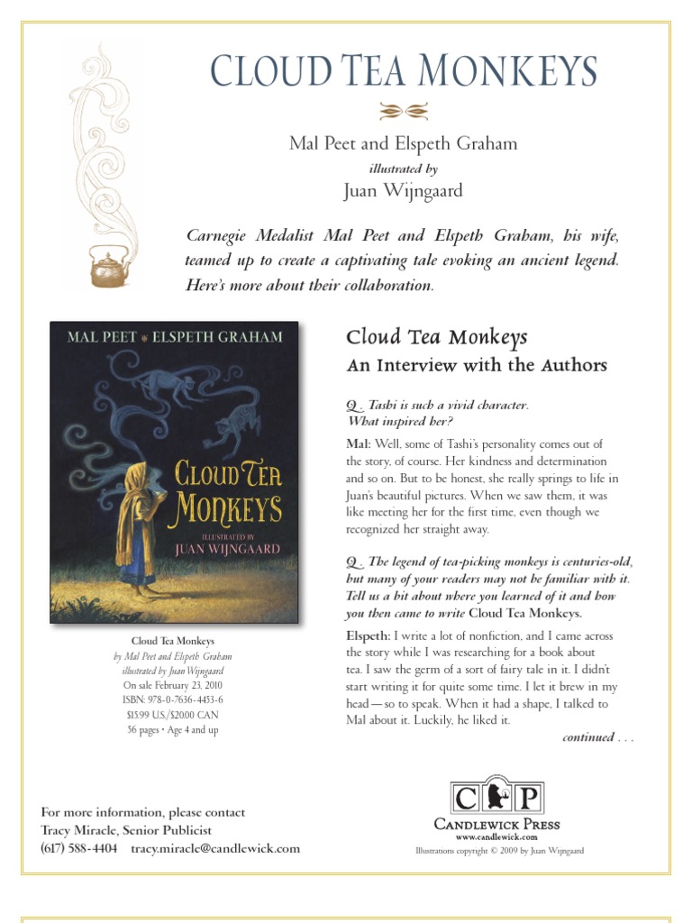 Cloud Tea Monkeys Q&A With Authors Mal Peet and Elspeth Graham | PDF ...
