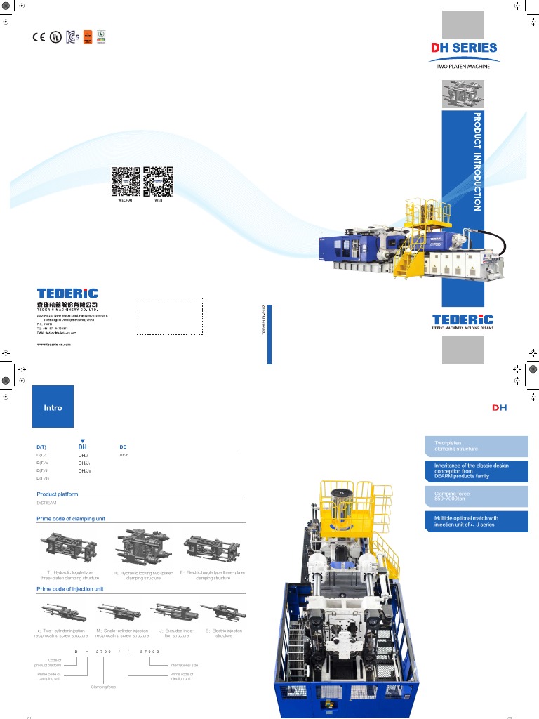Tederic Injection Molding Machines | PDF