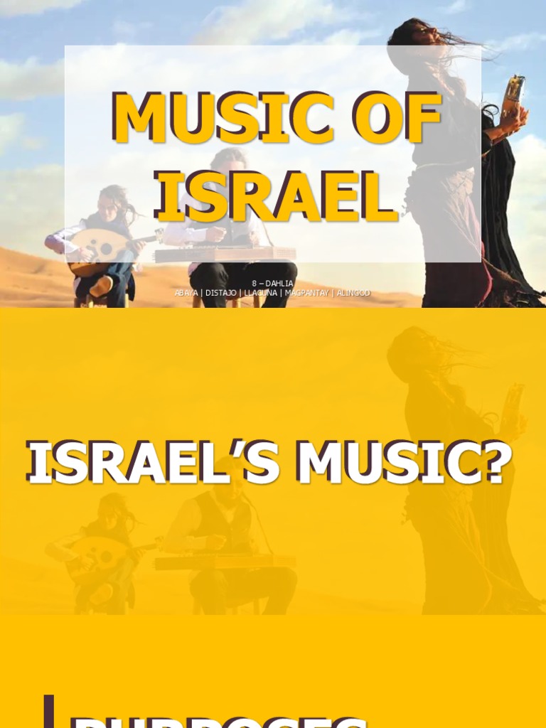 Overview of Israeli Music and Instruments | PDF | Foreign Language Studies