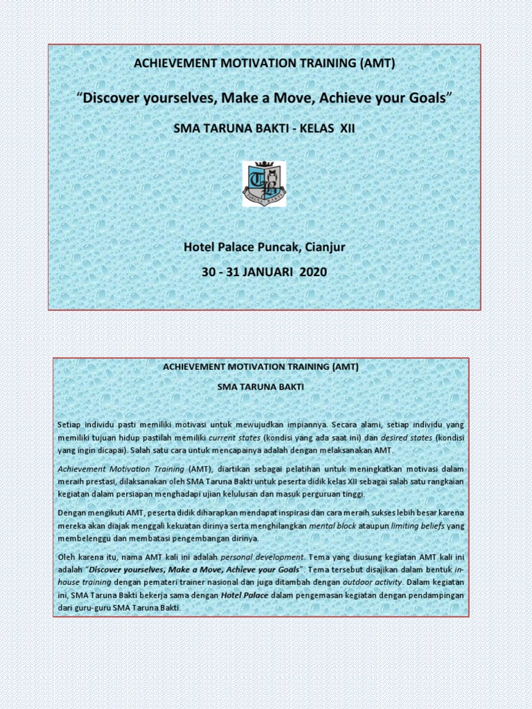 AMT Training Report | PDF