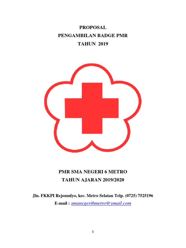 Proposal Pengambilan Badge PMR | PDF