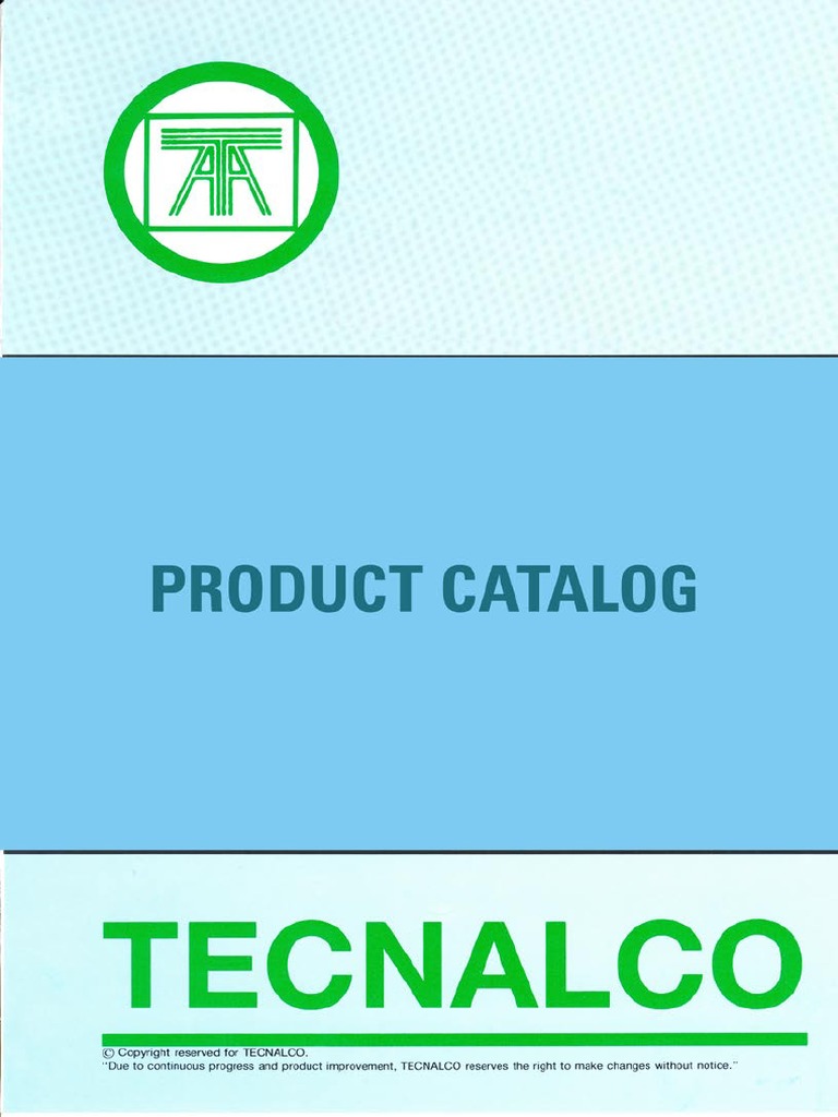 Tecnalco Catalog PDF | PDF