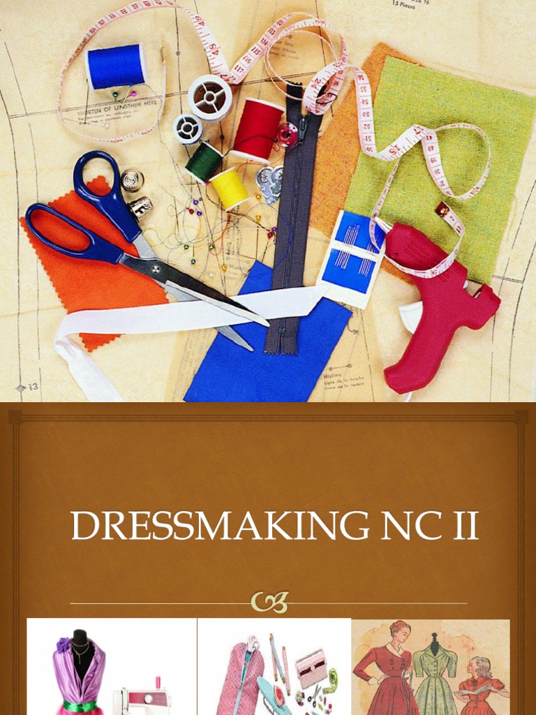 Dressmaking and Entrepreneurial Skills | PDF