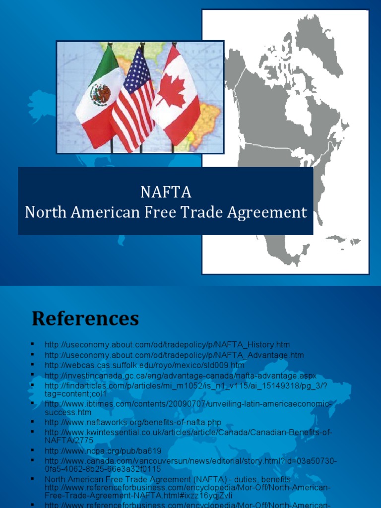 Nafta North American Free Trade Agreement | PDF | North American Free ...