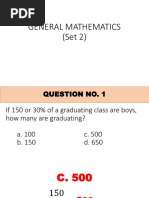 Gen Ed Math LET Reviewer with Solutions | PDF