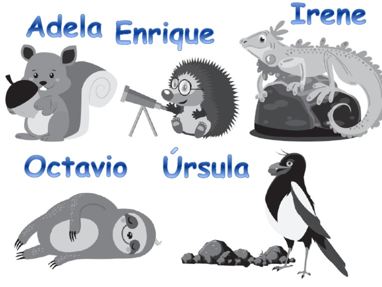Animales Cuento de Las Vocales | PDF