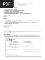 Lesson Plan Elements of Drama | PDF | Play (Theatre) | Genre