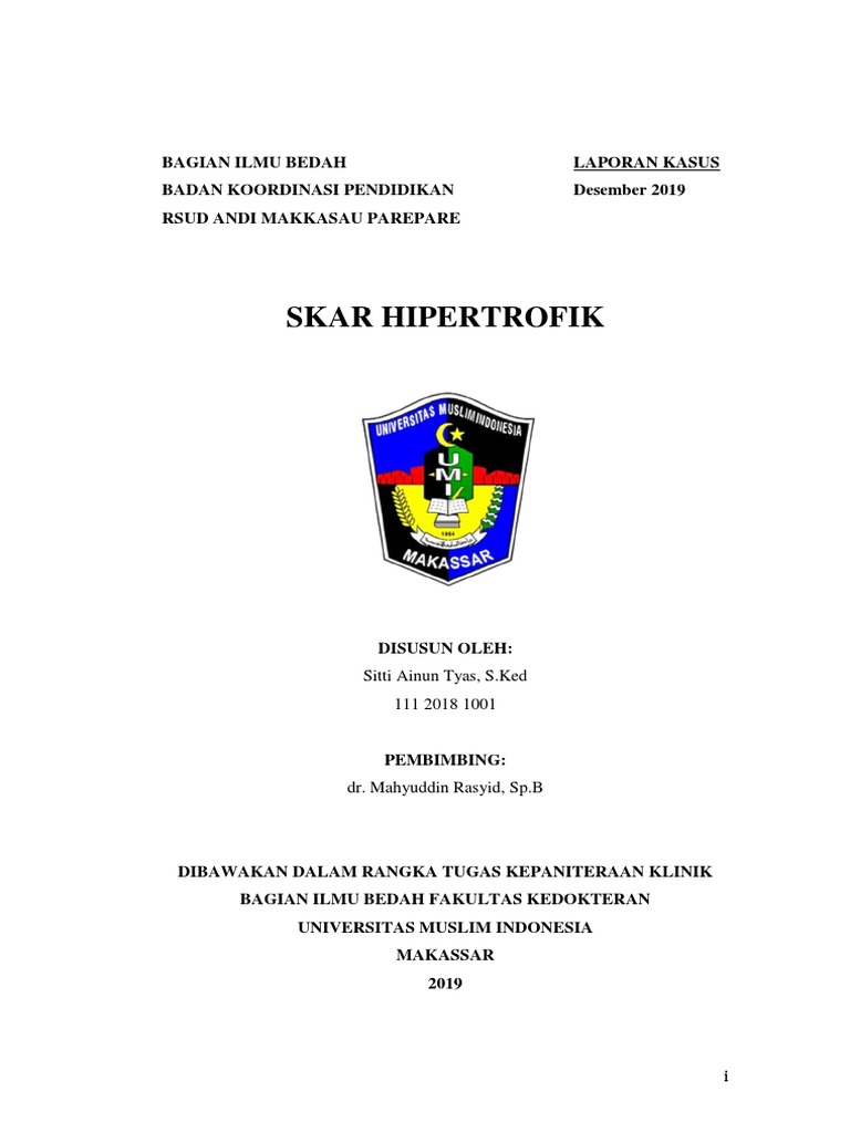 LAPSUS SCAR HIPERTROFIK Fix | PDF