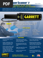 Super Scanner V Spec Sheet | PDF | Metal Detector | Image Scanner