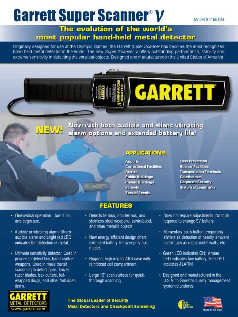 Garrett Super Scanner | PDF